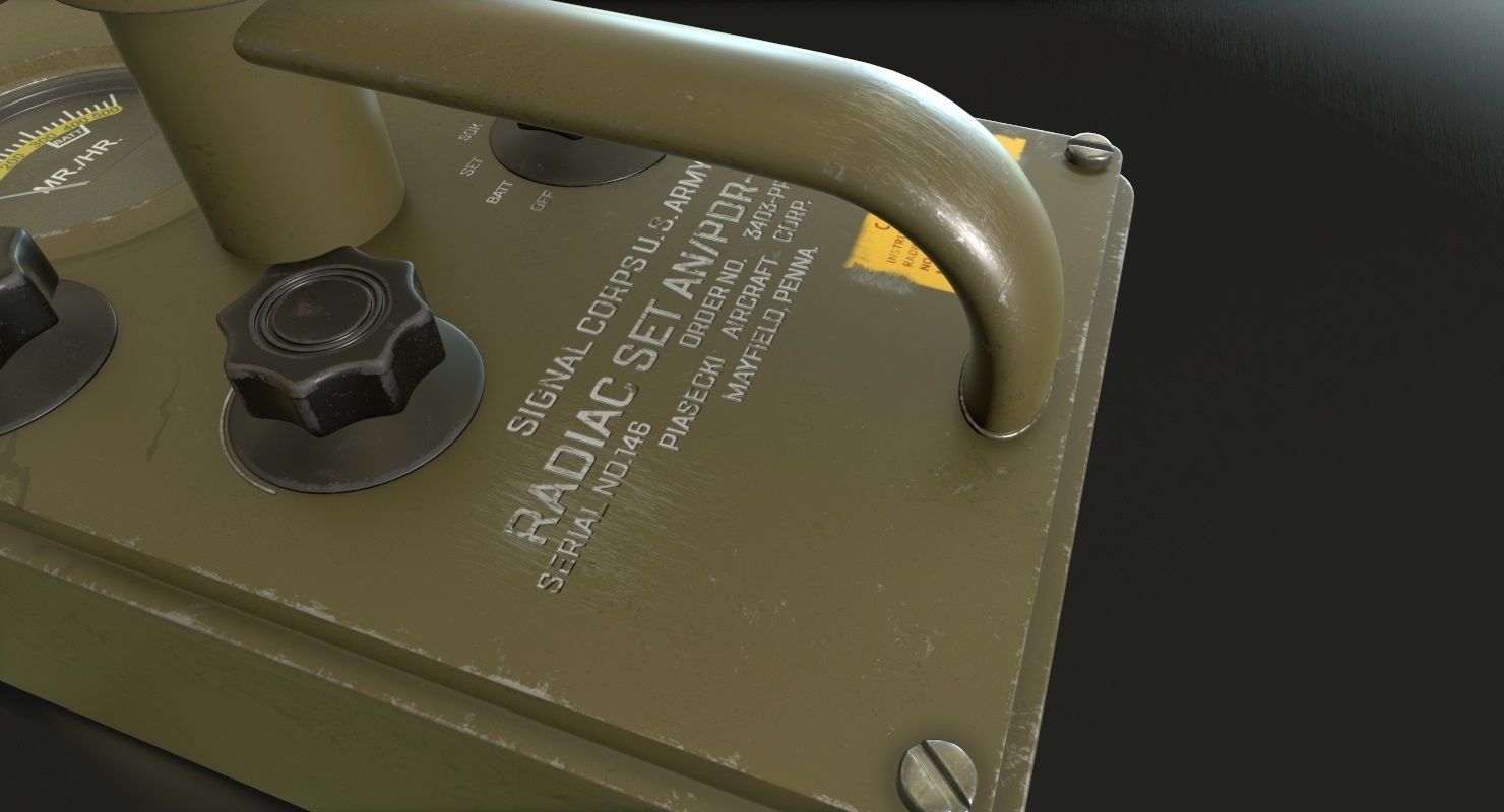 3D model Radiac Set VR / AR / low-poly | CGTrader