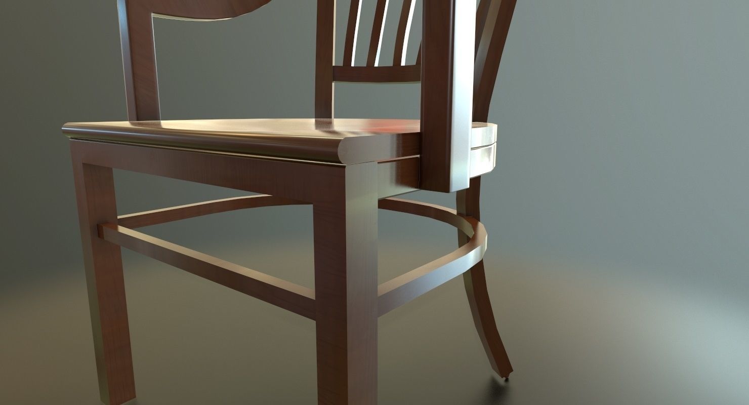 3D model Banker Chair VR / AR / low-poly | CGTrader