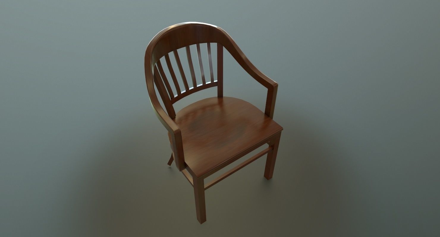 3D model Banker Chair VR / AR / low-poly | CGTrader