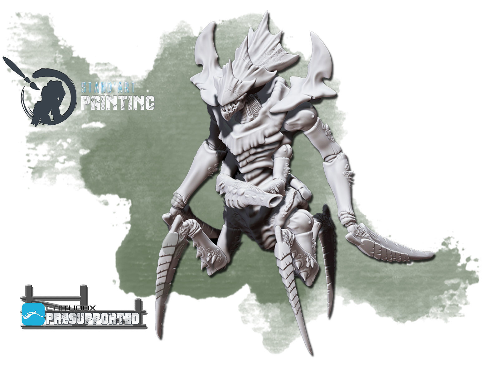 Keepers alien figure 3D model | CGTrader