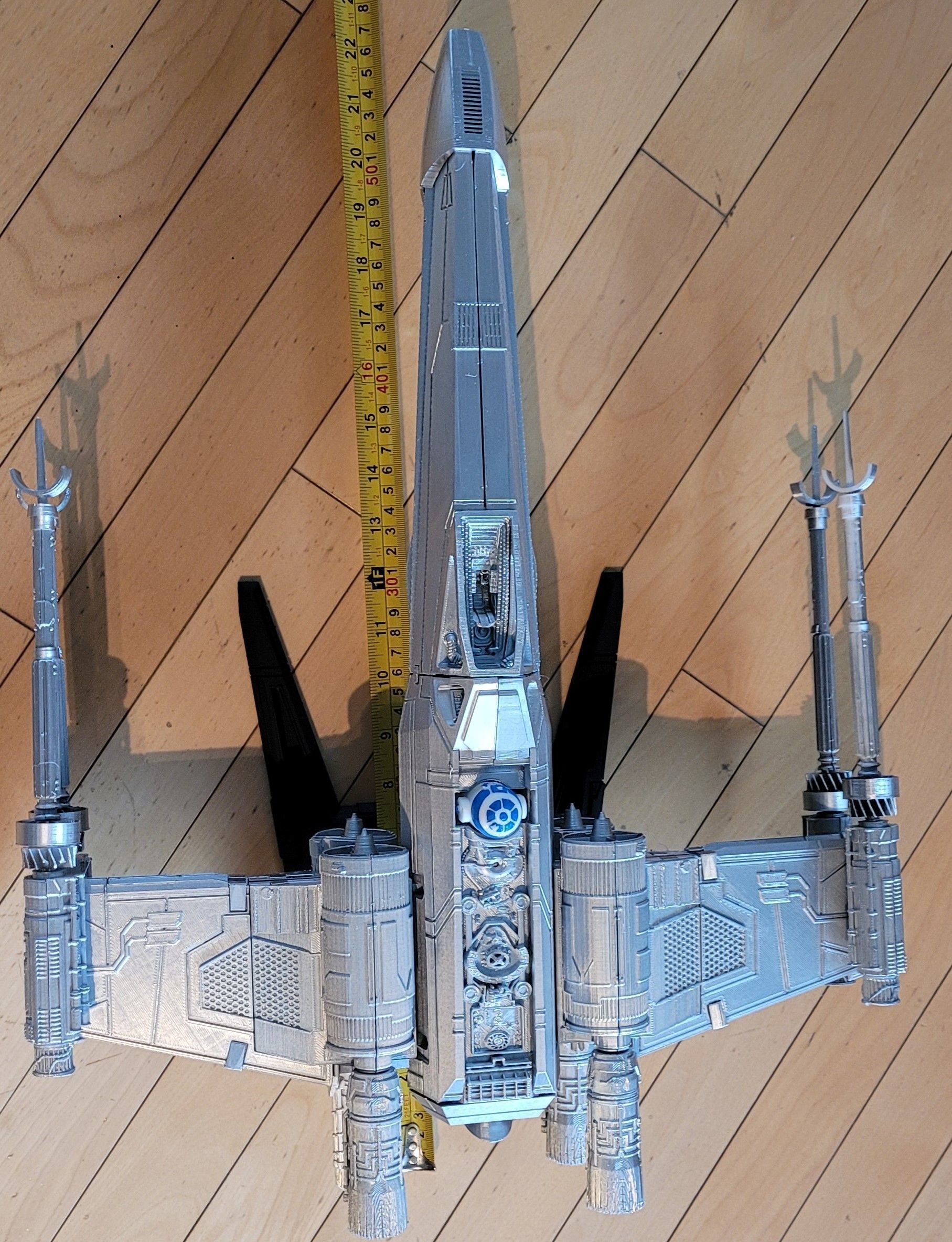 X-WING Model Kit STL files 3D model 3D printable | CGTrader