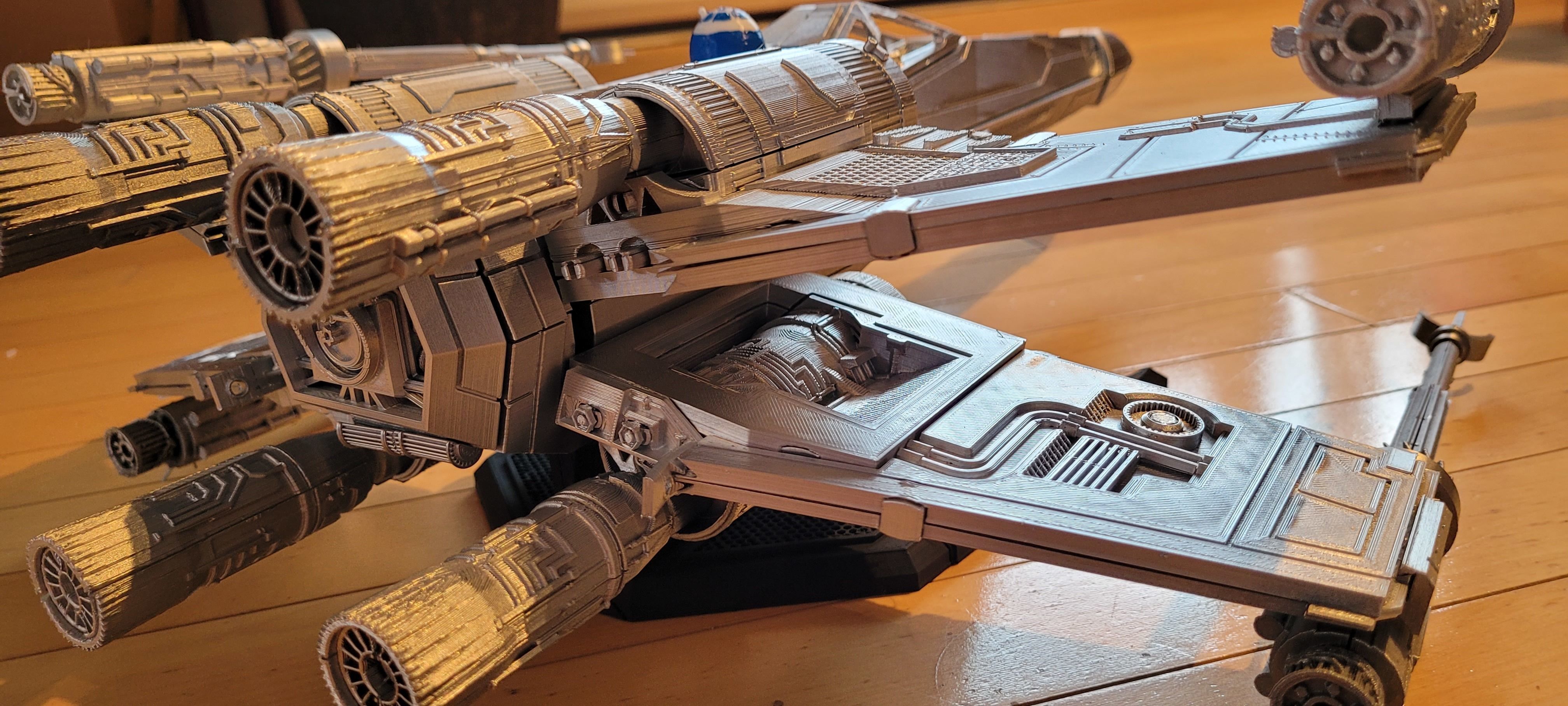 X-WING Model Kit STL files 3D model 3D printable | CGTrader