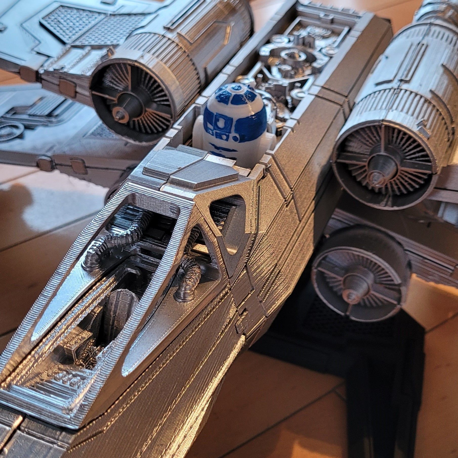 X-WING Model Kit STL files 3D model 3D printable | CGTrader
