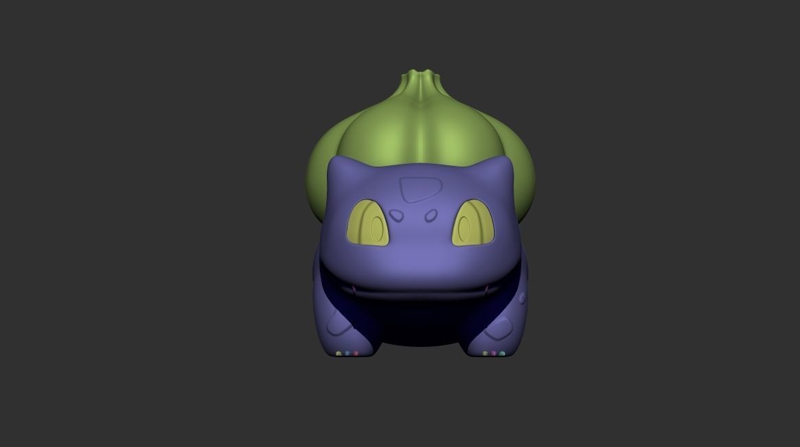 Bulbasaur pokemon toy 3D model 3D printable | CGTrader