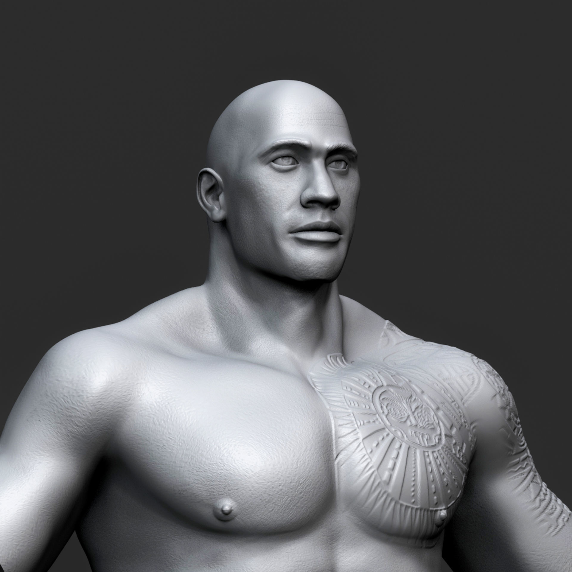 The Rock 3D Printable 4 3D model 3D printable | CGTrader