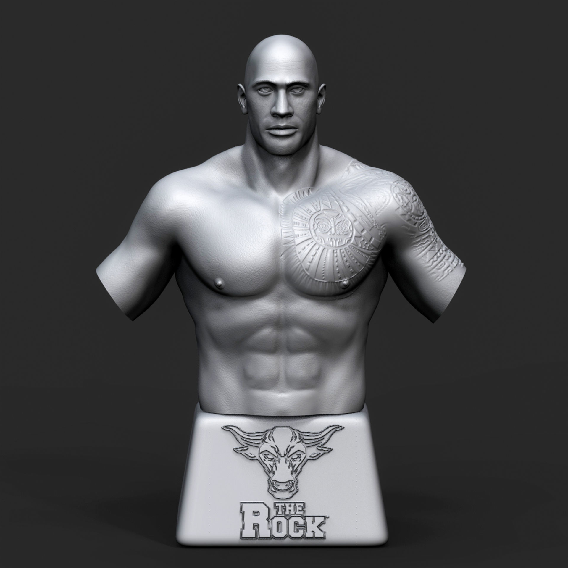 The Rock 3D Printable 4 3D model 3D printable | CGTrader