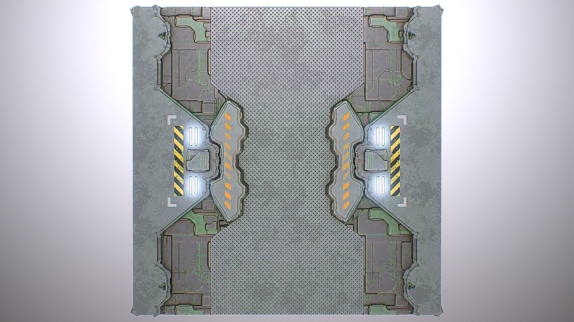 3D model PBR Sci-Fi Spaceship Texture 49 VR / AR / low-poly | CGTrader