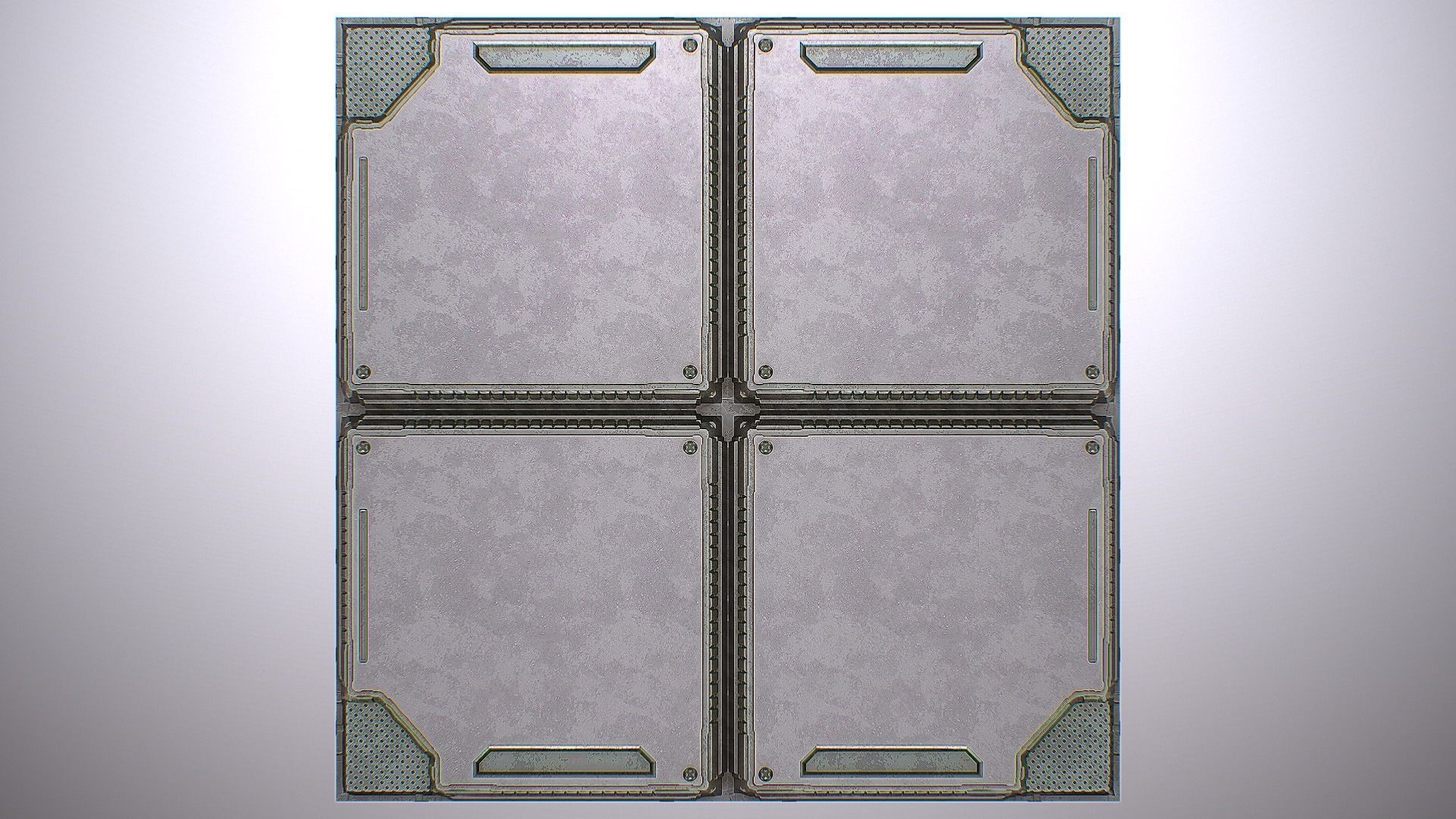 3D model PBR Sci-Fi Spaceship Texture 55 VR / AR / low-poly | CGTrader