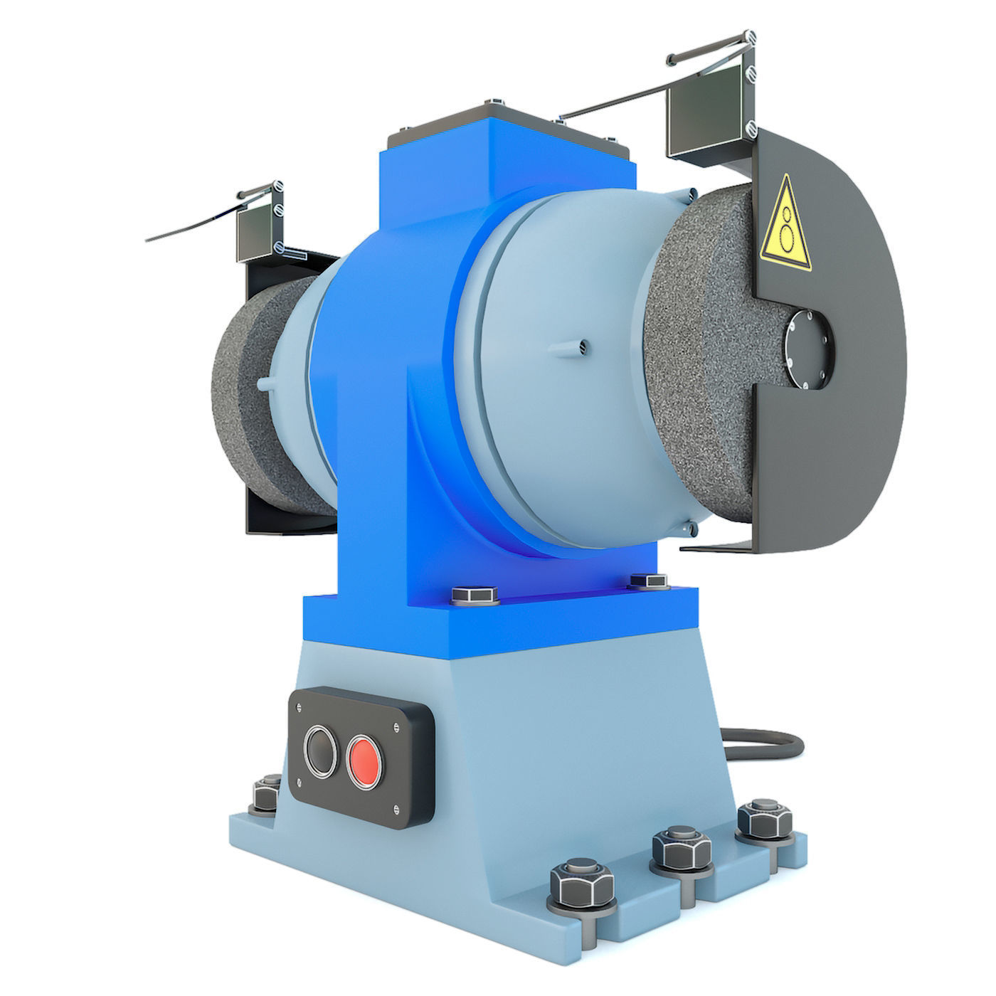 Industrial machine tool - Grinder machine 3D model | CGTrader