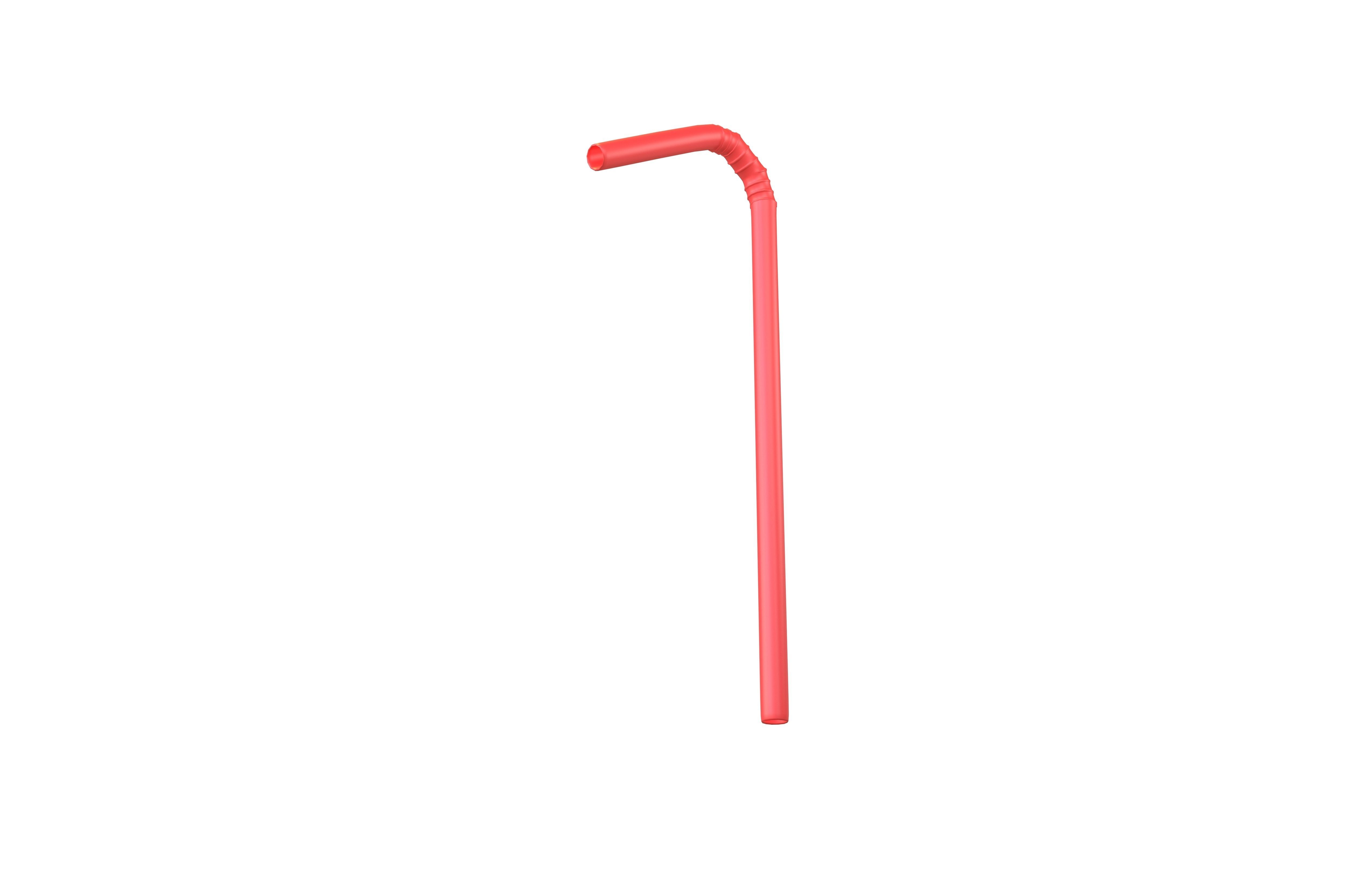 3D model Drinking Straw v1 001 VR / AR / low-poly | CGTrader