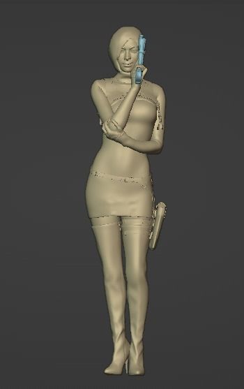 Resident Evil 4 Remake Ada Wong 3d Printing Model 3d Model 3d