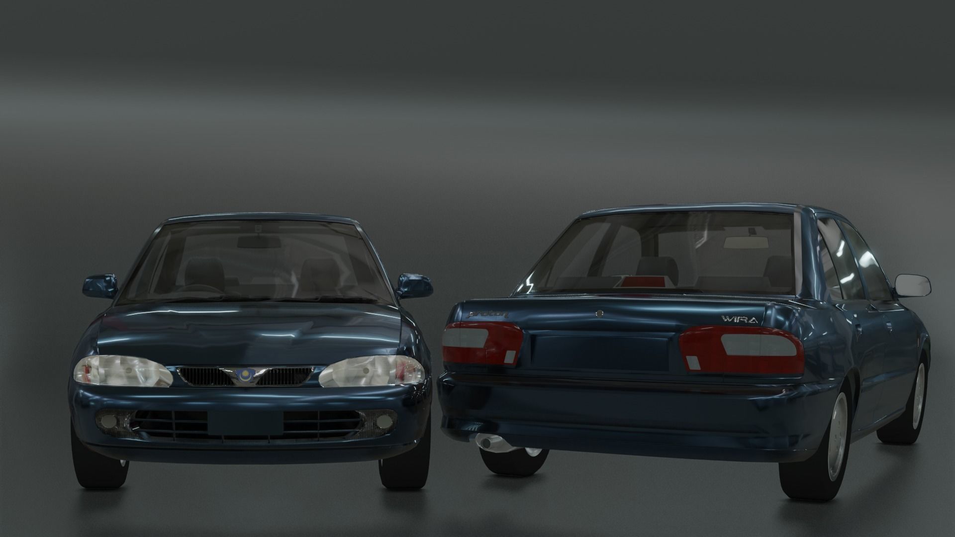 1998 Proton Wira 3D model | CGTrader