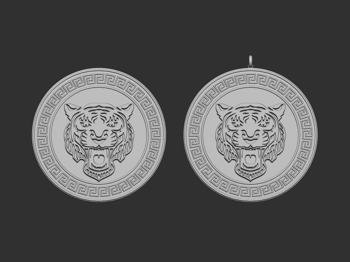 souvenir Tiger 3D model 3D printable | CGTrader