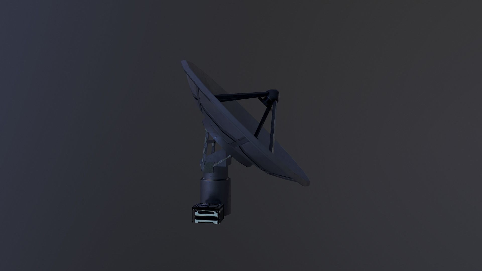 Low Poly Radio Dish free VR / AR / low-poly 3D model | CGTrader