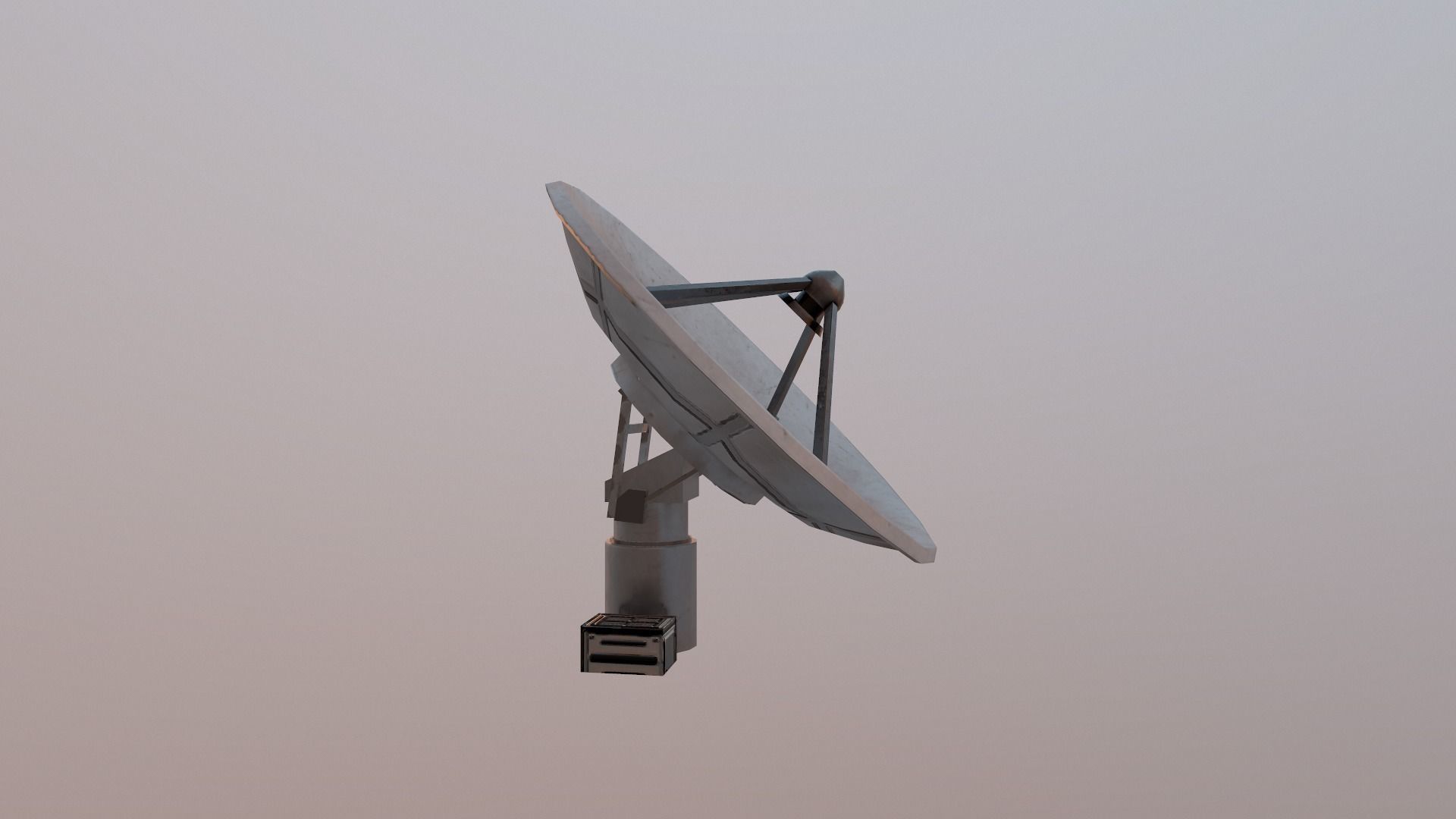 Low Poly Radio Dish free VR / AR / low-poly 3D model | CGTrader