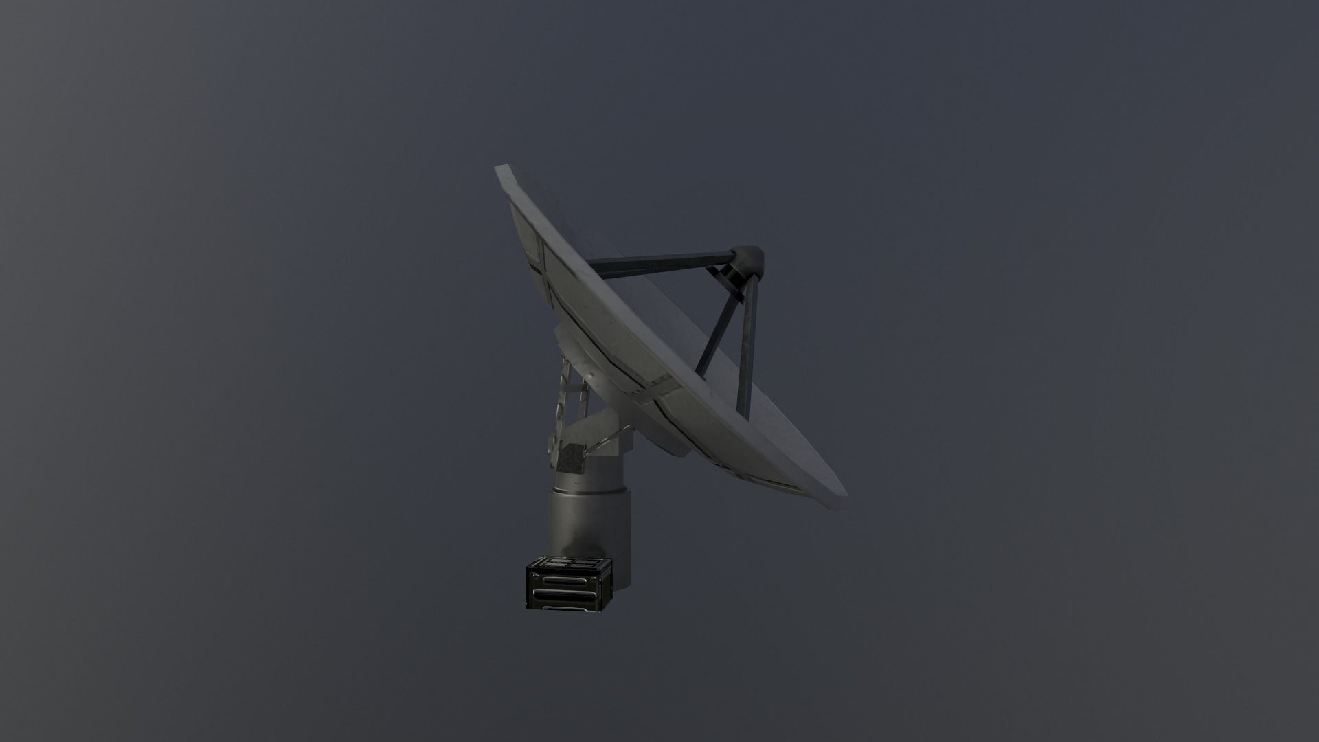 Low Poly Radio Dish free VR / AR / low-poly 3D model | CGTrader