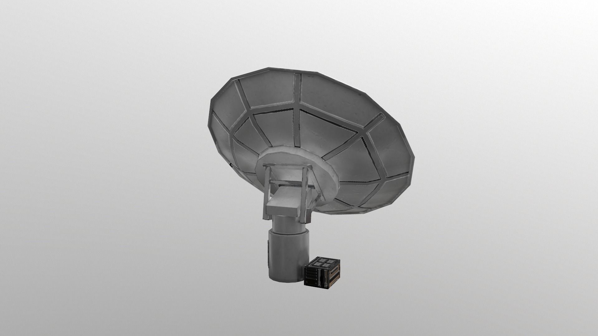 Low Poly Radio Dish free VR / AR / low-poly 3D model | CGTrader