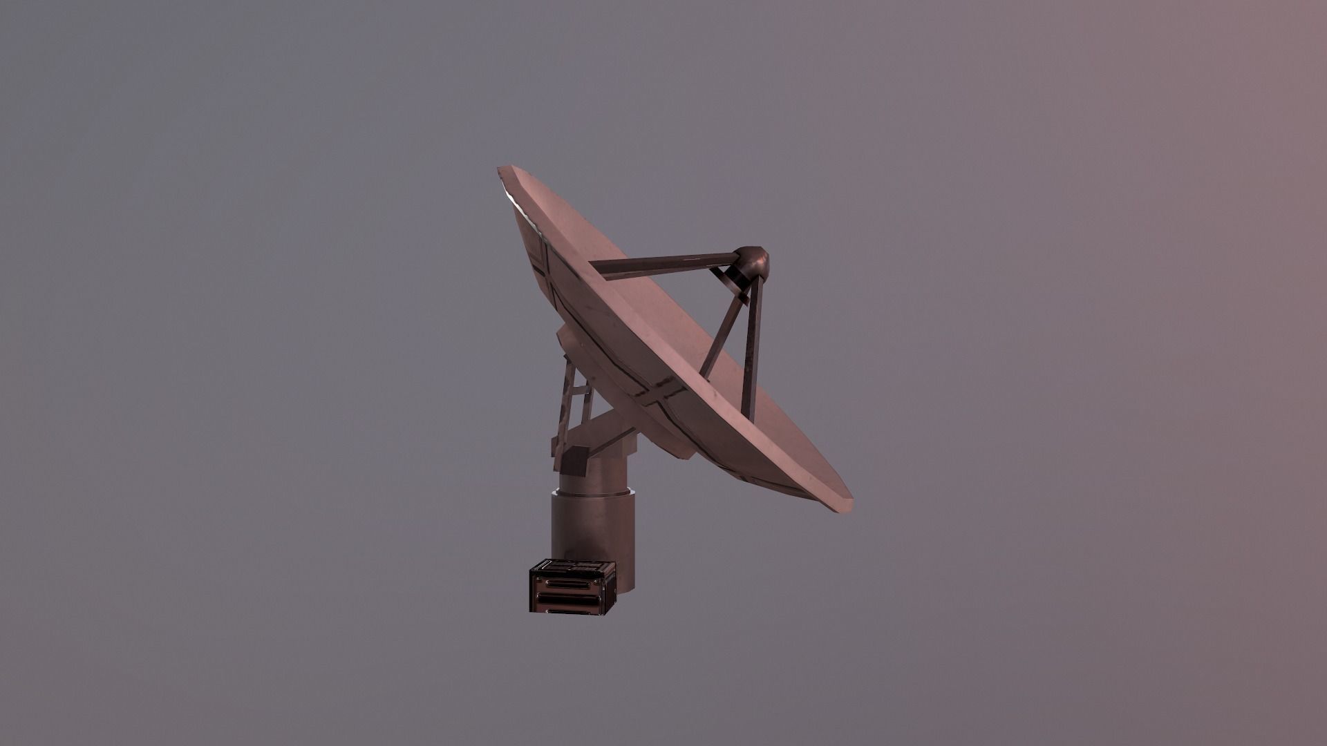 Low Poly Radio Dish free VR / AR / low-poly 3D model | CGTrader
