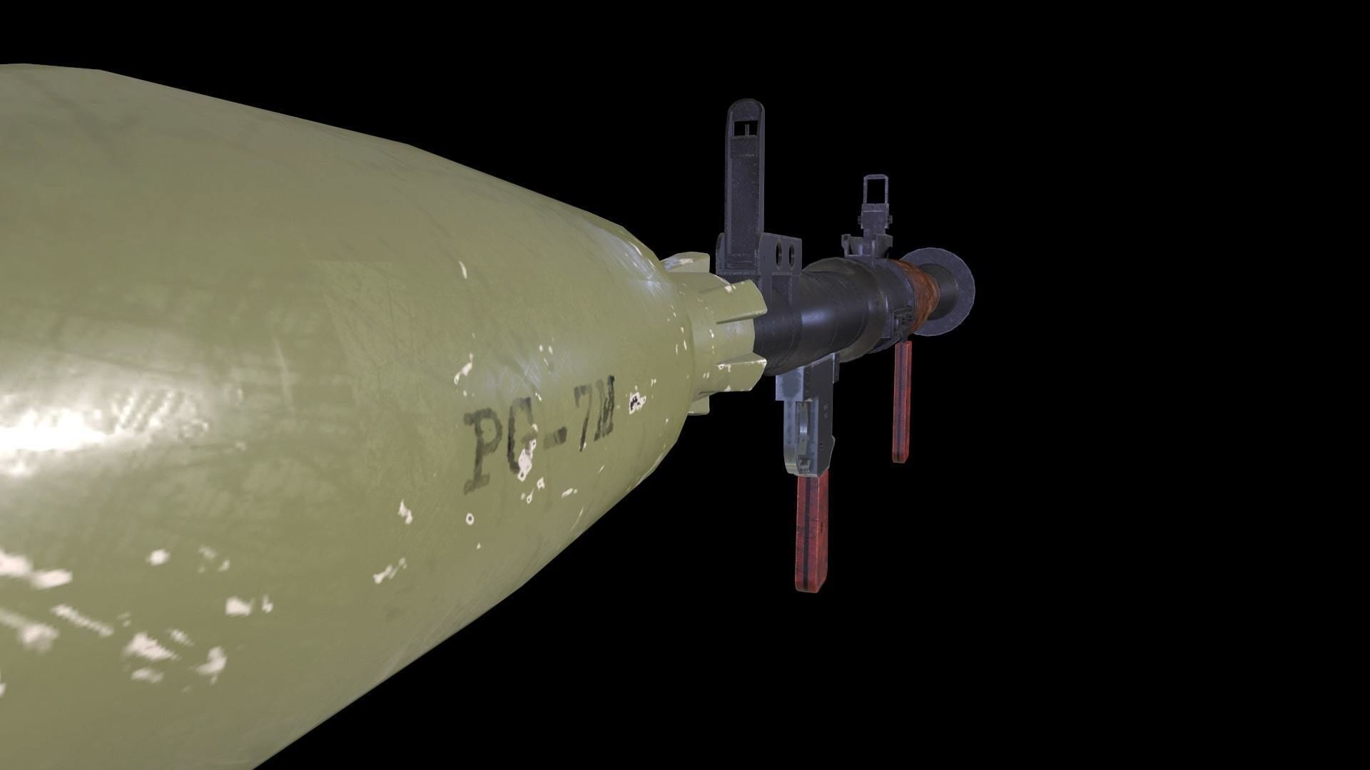 RPG-7 Set machine gun free VR / AR / low-poly 3D model | CGTrader