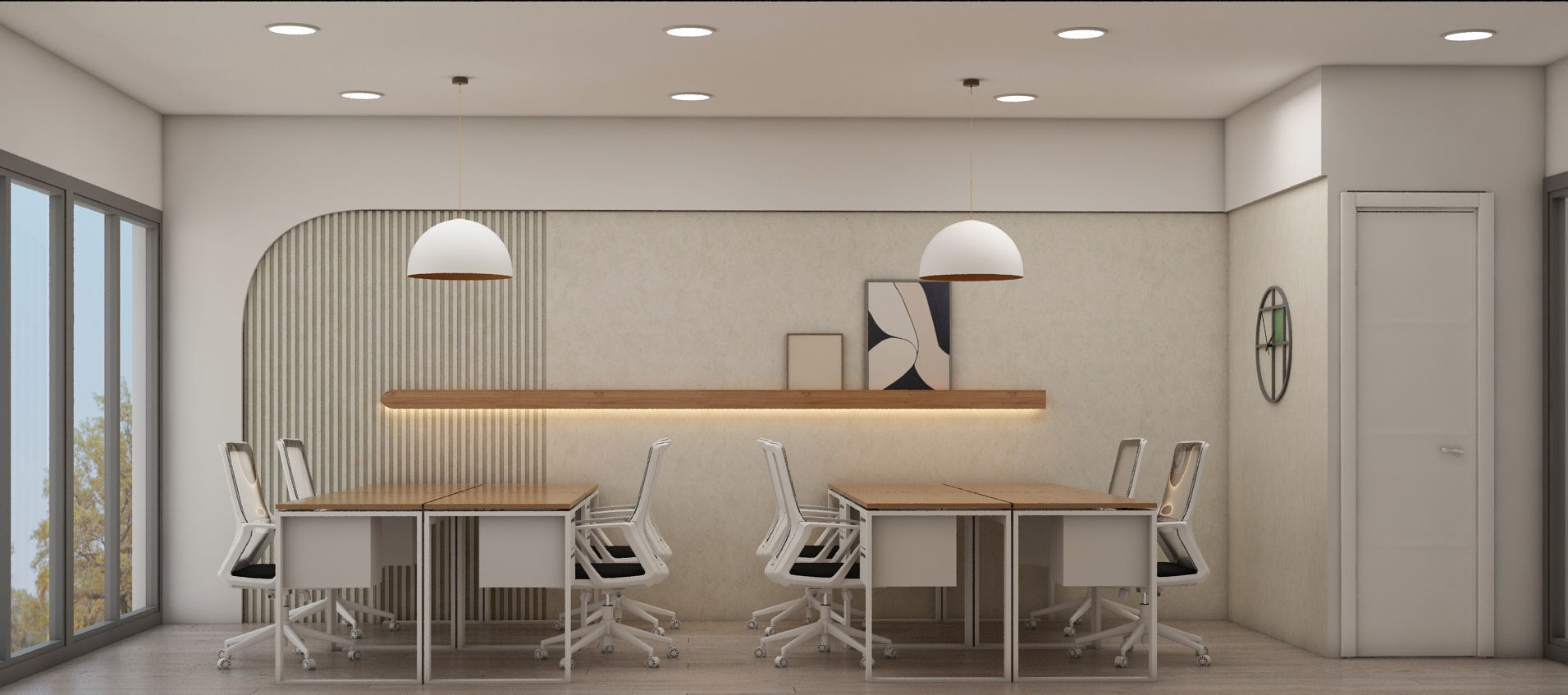 Muji Style Office 3D model | CGTrader