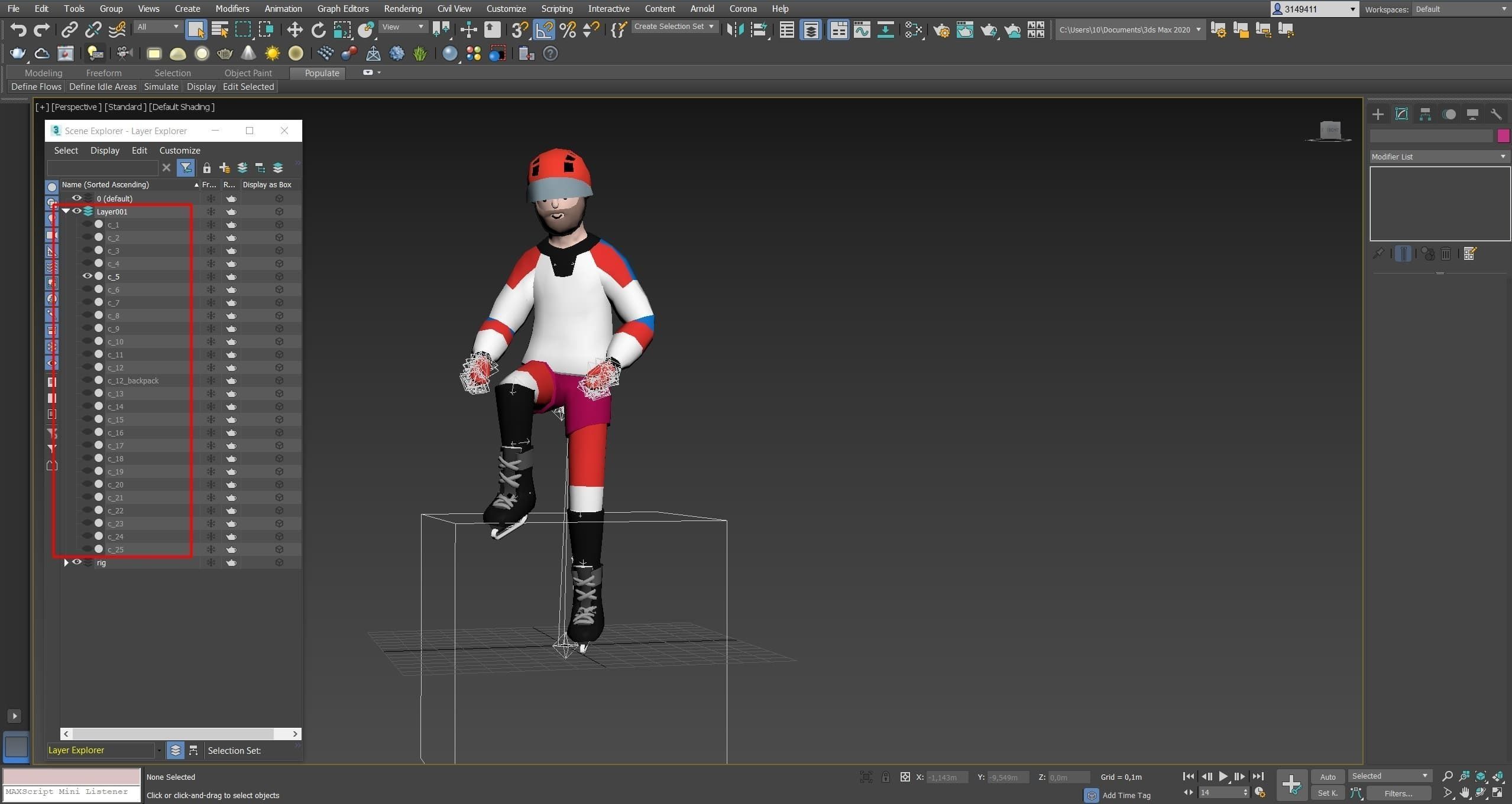 3D model Professional Characters VR / AR / low-poly rigged animated ...