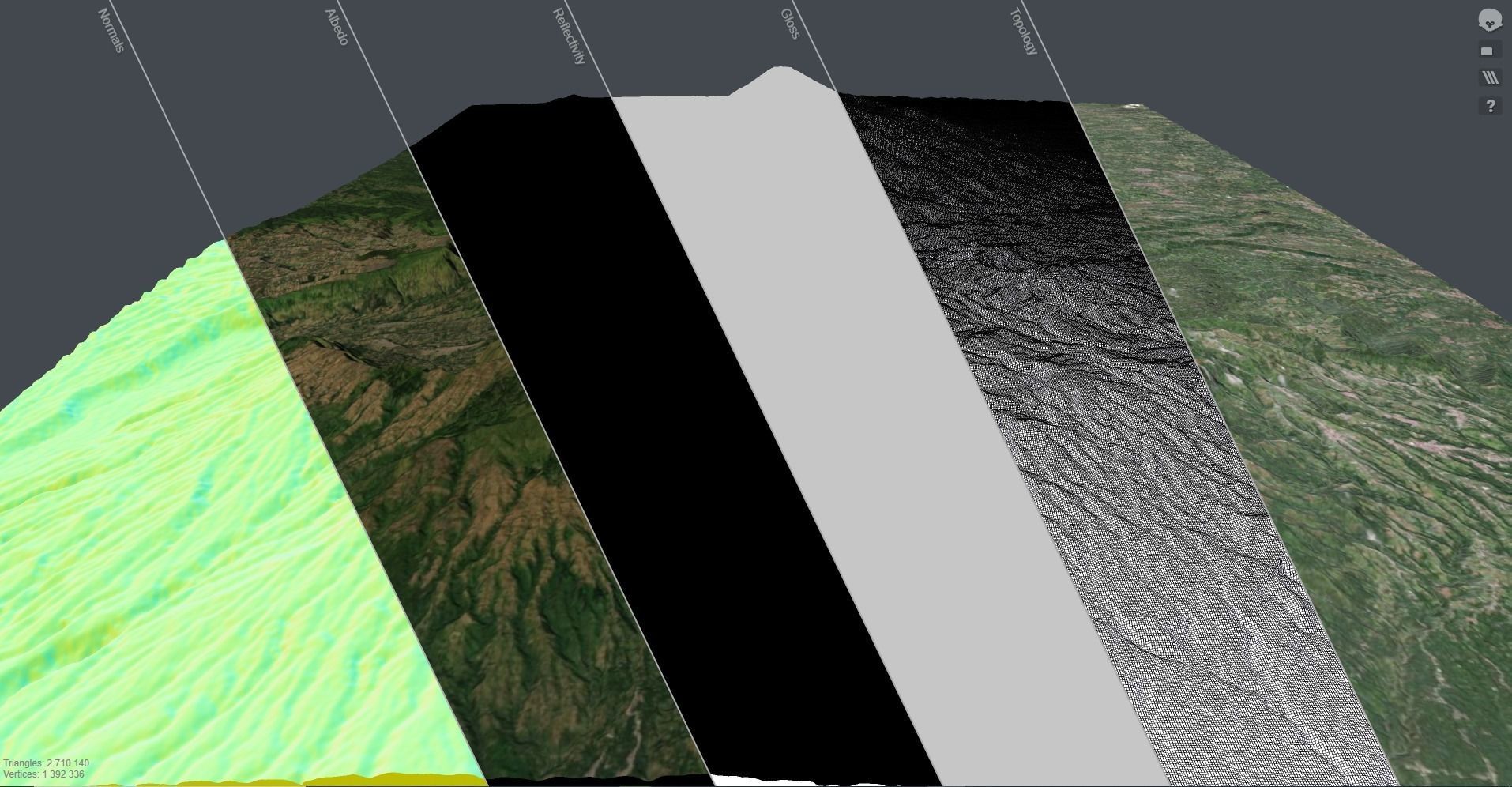 Mountain landscape Volcano Merapi in Indonesia 3D model | CGTrader