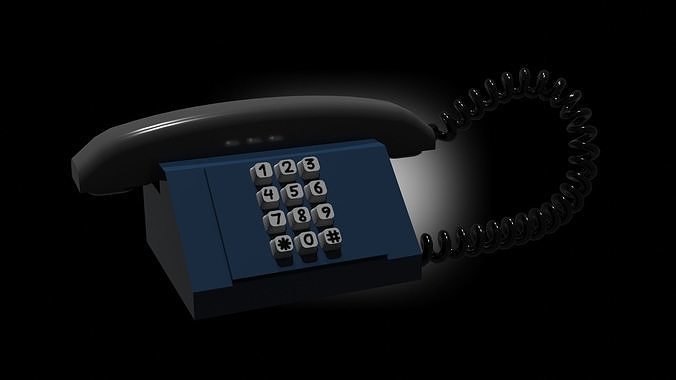 wired phone free VR / AR / low-poly 3D model animated | CGTrader