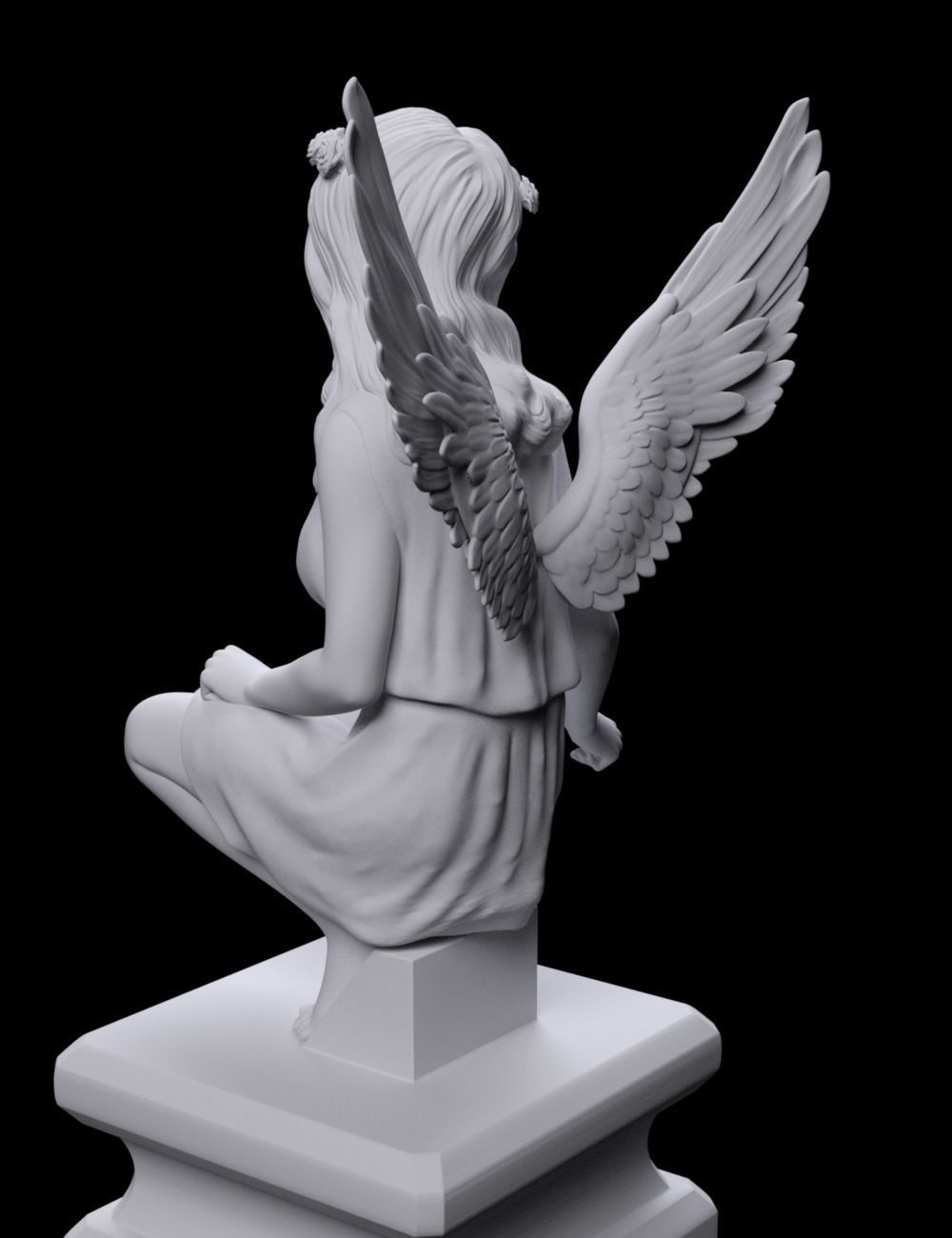 Little Angel 3D model 3D printable | CGTrader