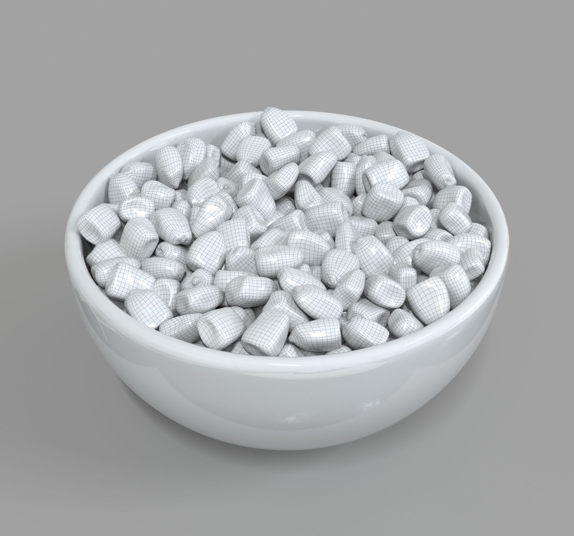 Corn kernel 3D model | CGTrader