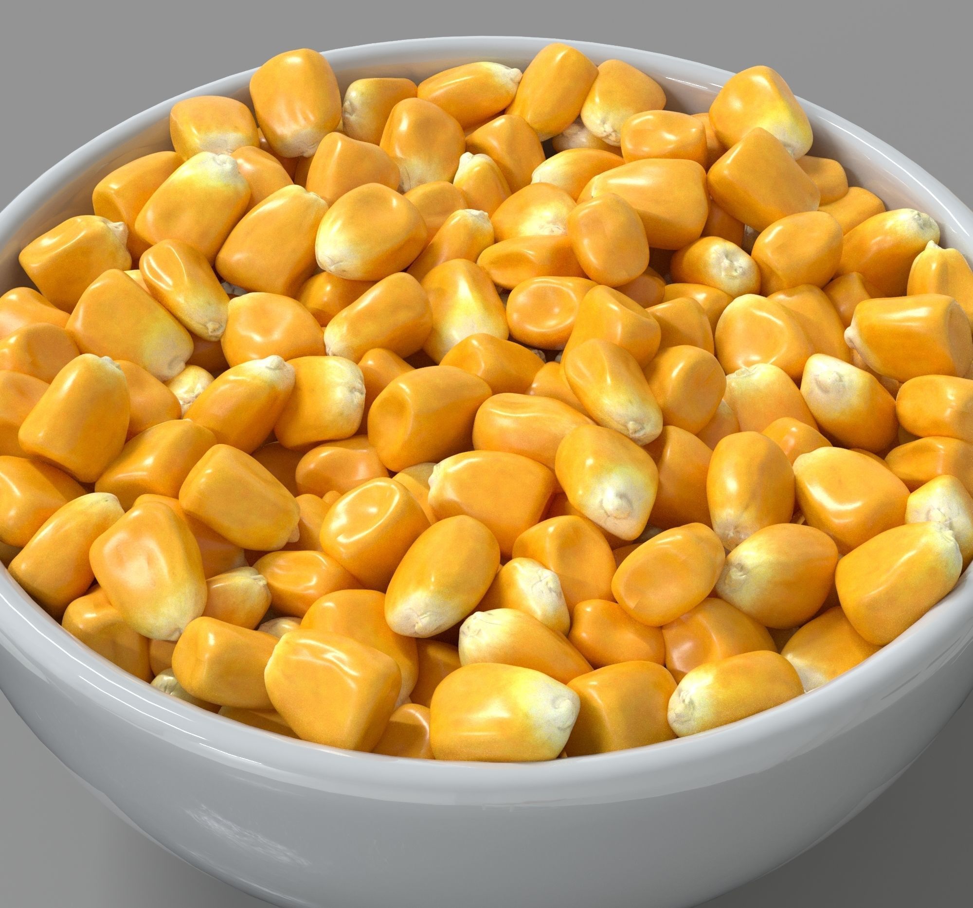Corn kernel 3D model | CGTrader