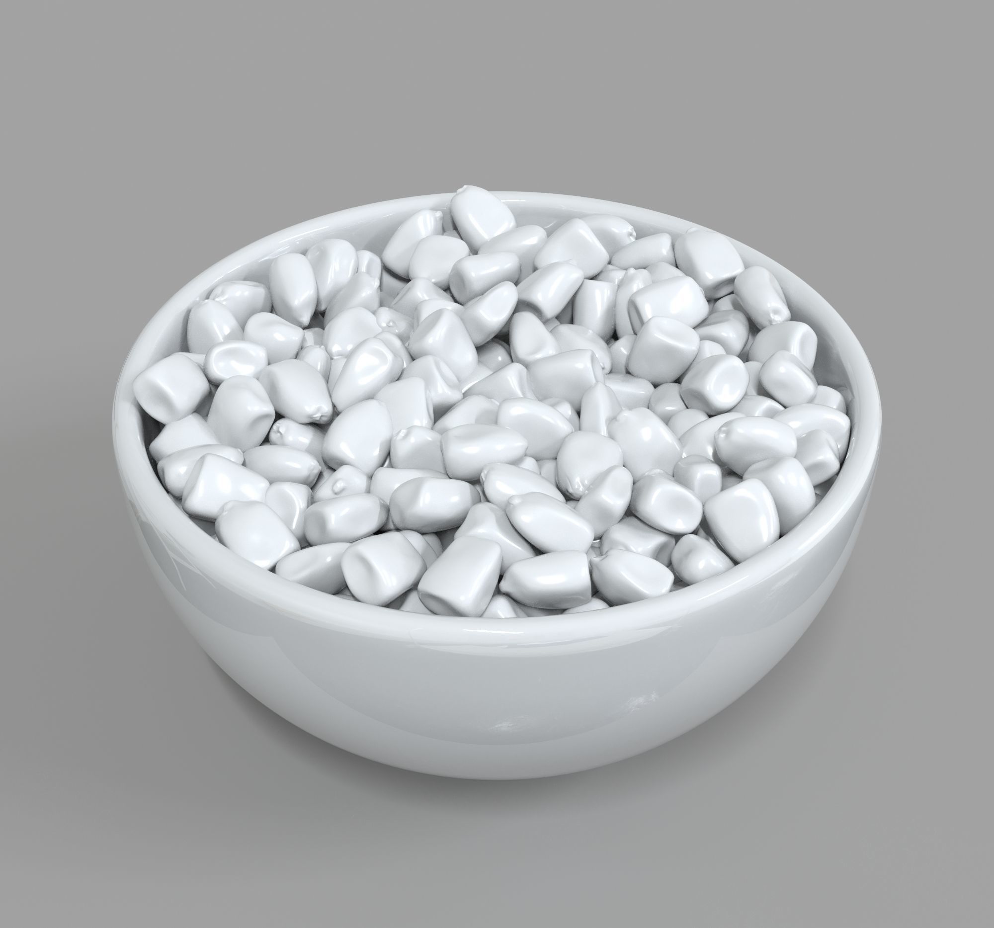 Corn kernel 3D model | CGTrader