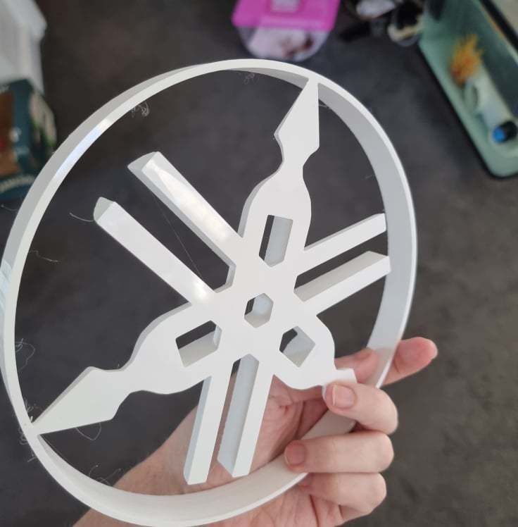 Yamaha Logo 3D model 3D printable | CGTrader