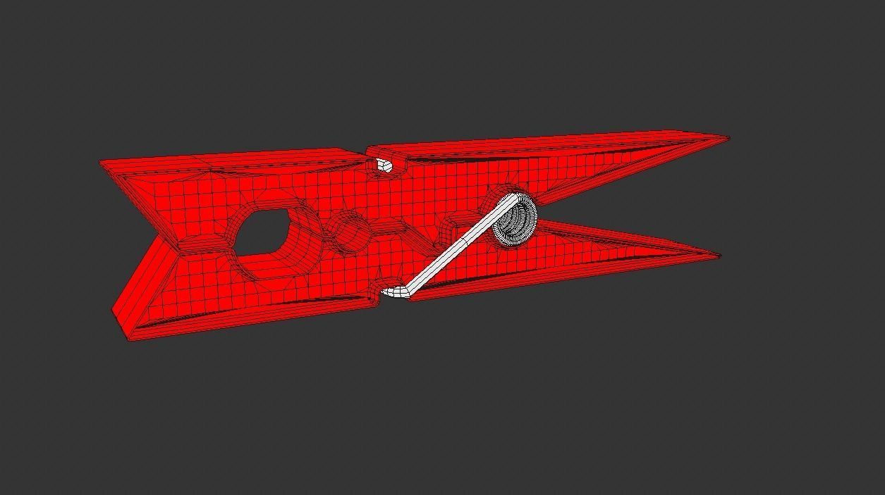 Clothespin Rig Photorealistic 3D Model free 3D model rigged | CGTrader