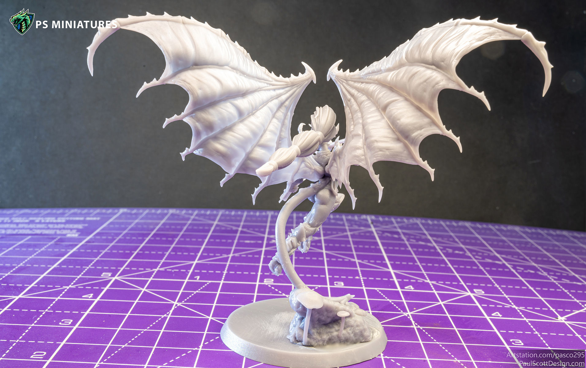 Drow Demonic Harpy Pose 1 - Includes Pinup Variant 3D model 3D ...