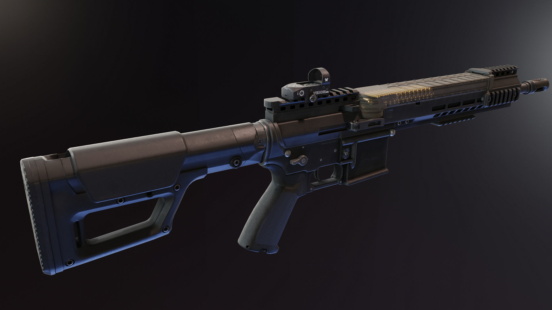 3D model AR57 Rifle VR / AR / low-poly | CGTrader