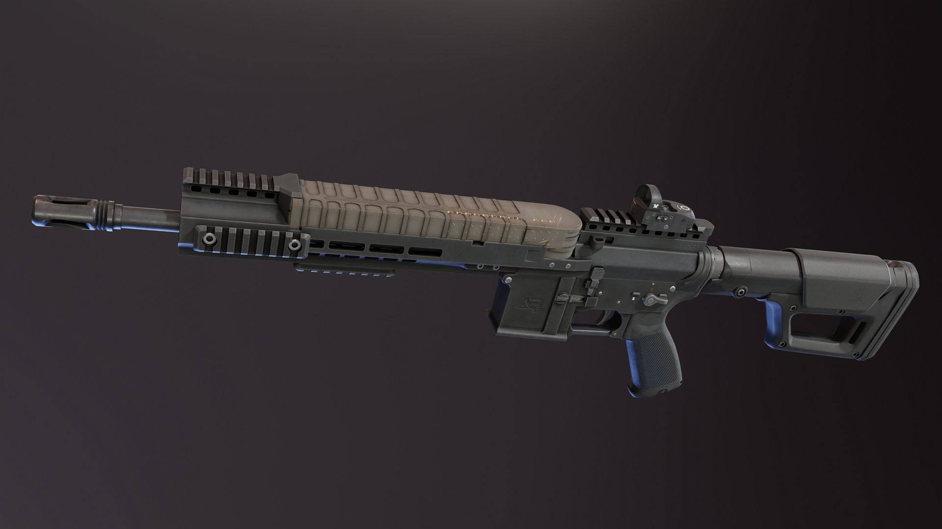 3D model AR57 Rifle VR / AR / low-poly | CGTrader