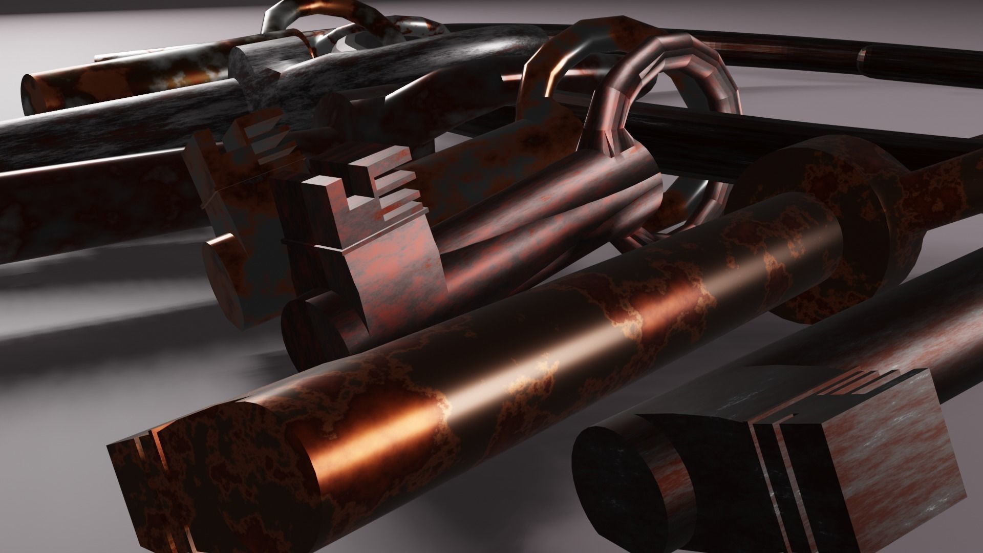 key bunch 3D model | CGTrader