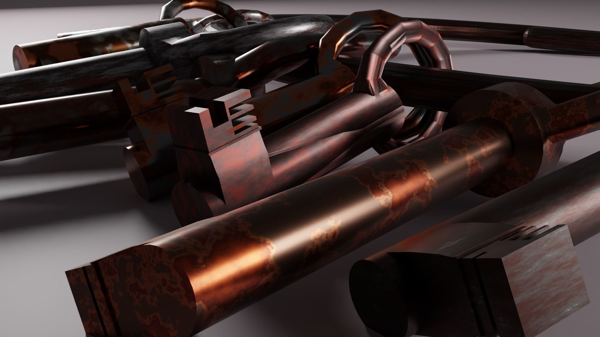 key bunch 3D model | CGTrader