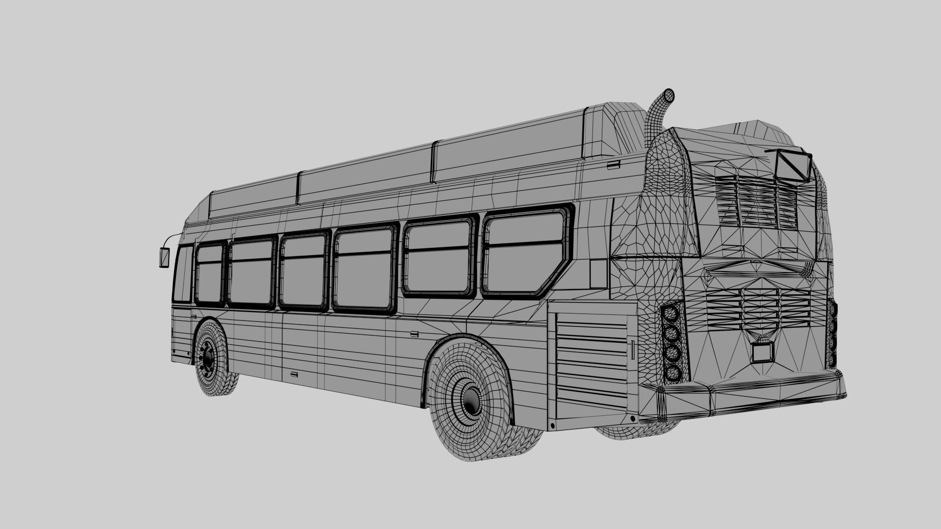 New Flyer XN40 3D model | CGTrader