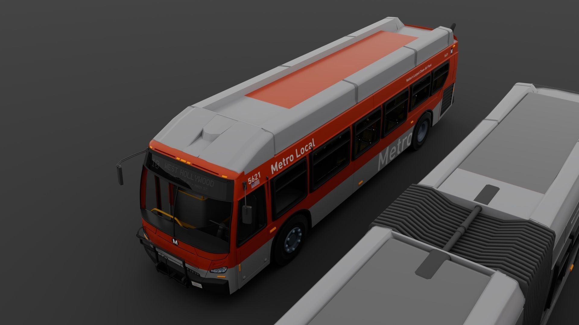 New Flyer XN40 3D model | CGTrader