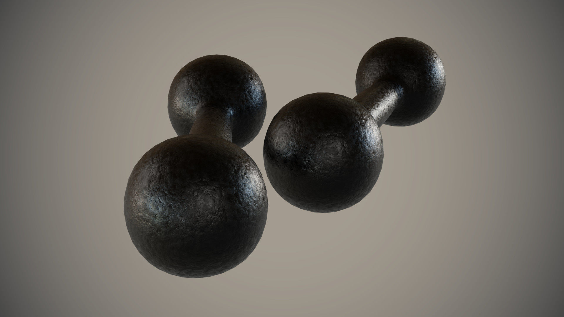 3D model Classic Dumbbell VR / AR / low-poly | CGTrader