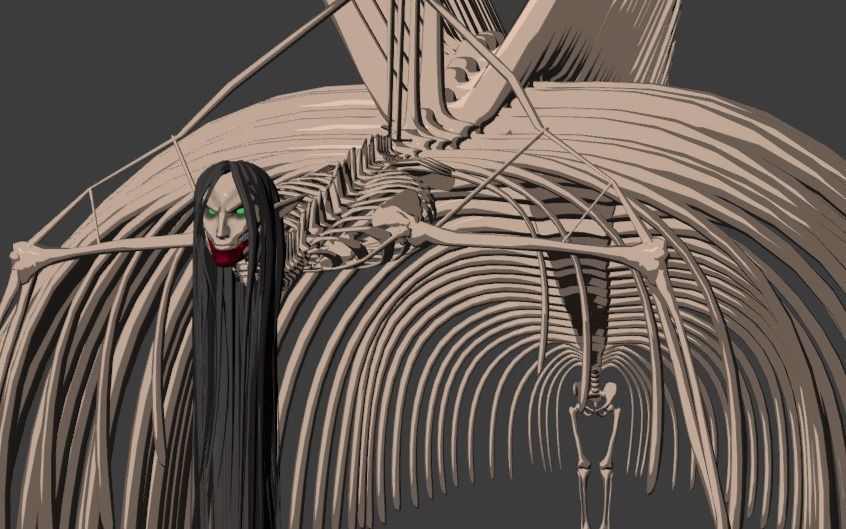 3D model Attack On Titan Eren Rumble Of The Earth 3D anime SNK shingeki ...