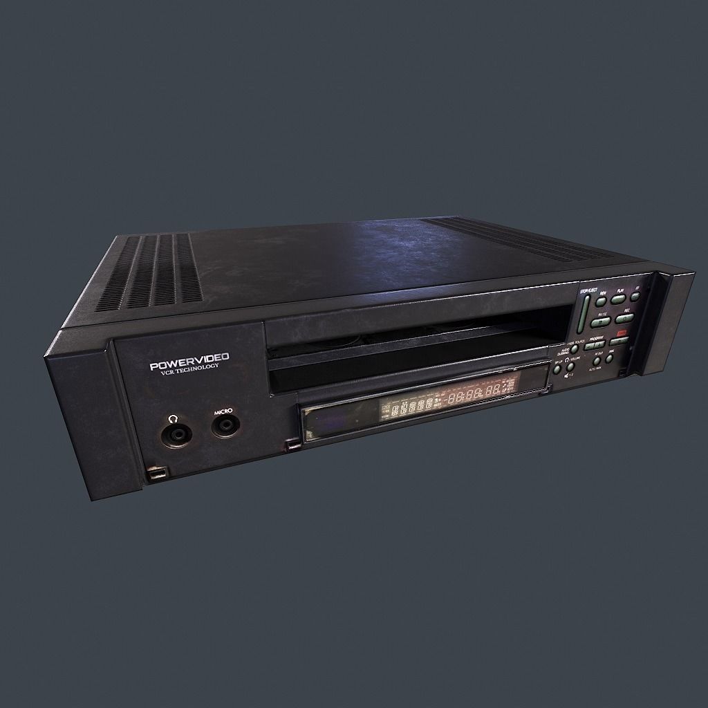 3D model Old VCR VR / AR / low-poly | CGTrader