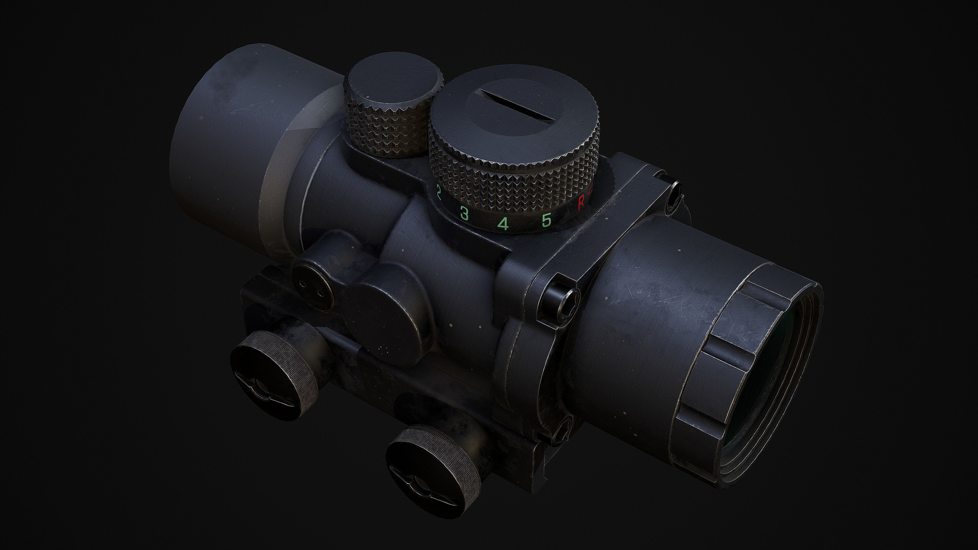 3D model MONSTRUM 2X SCOPE VR / AR / low-poly | CGTrader