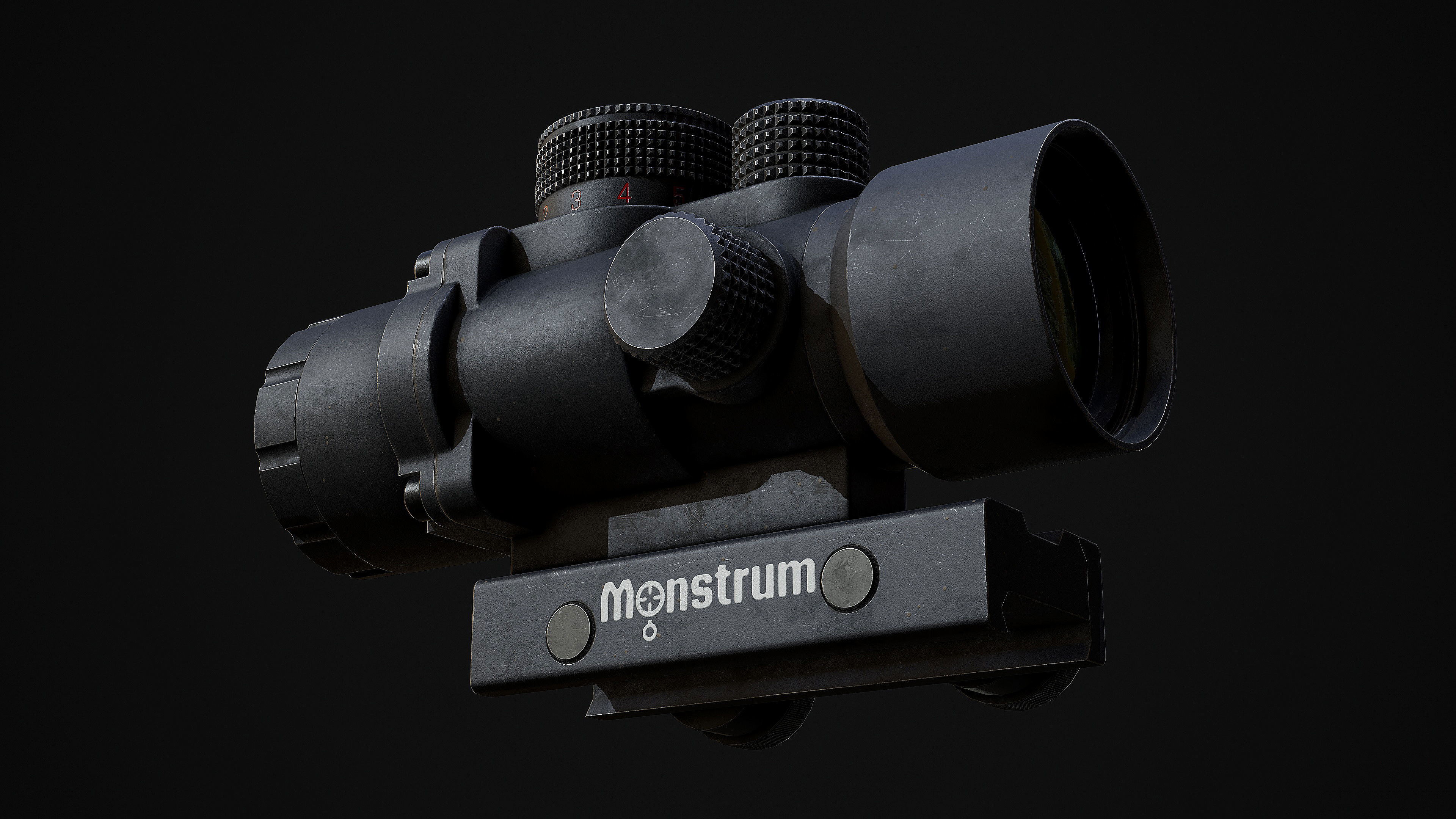 3D model MONSTRUM 2X SCOPE VR / AR / low-poly | CGTrader