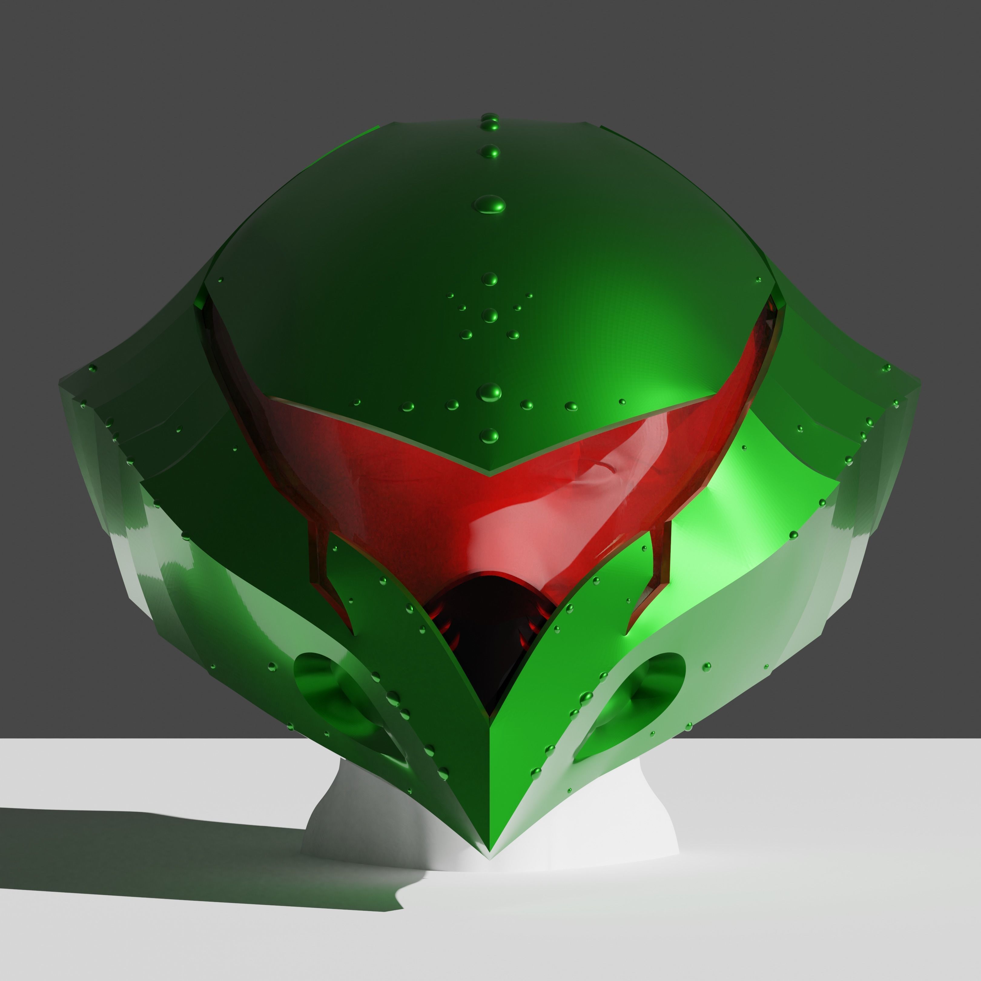 Metroid Dread Samus Aran Hyper Inspired Helmet 3D model 3D printable ...