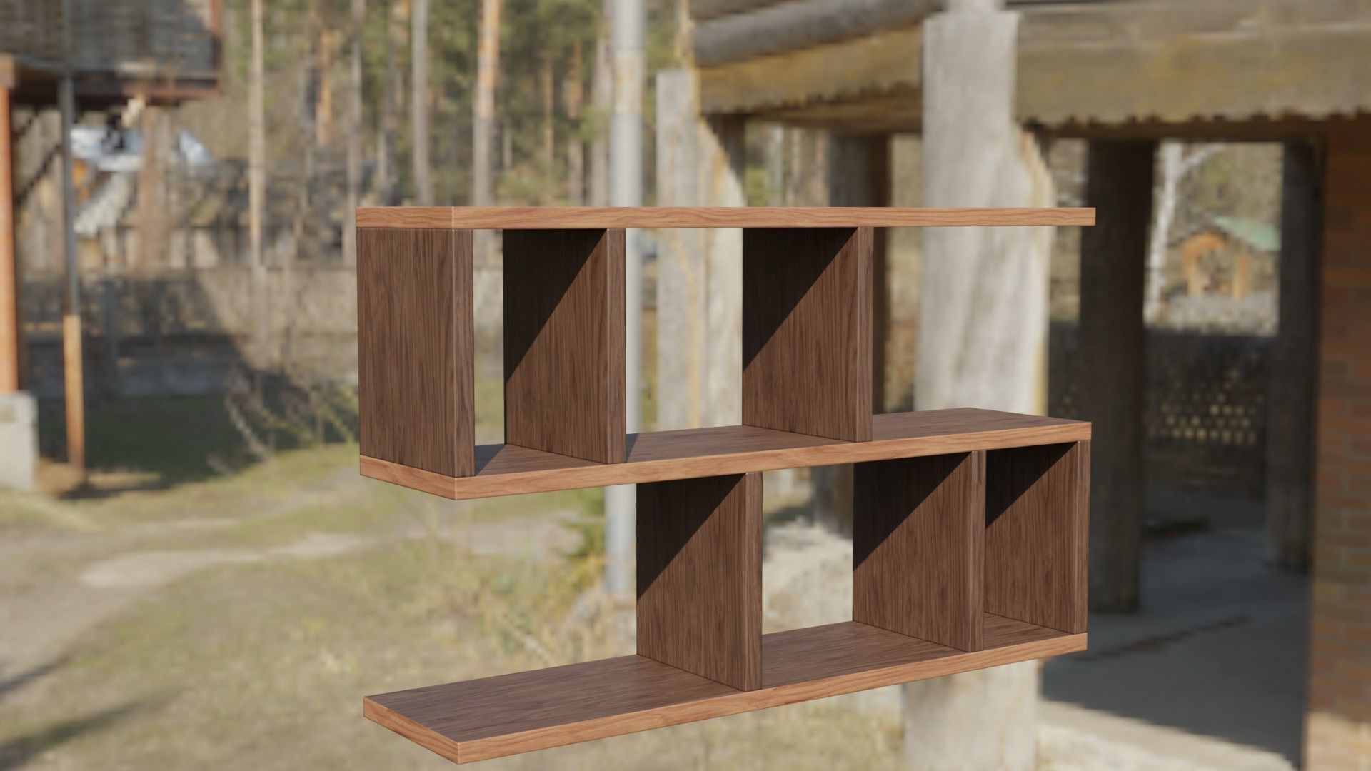 Shelf for books pack free VR / AR / low-poly 3D model | CGTrader