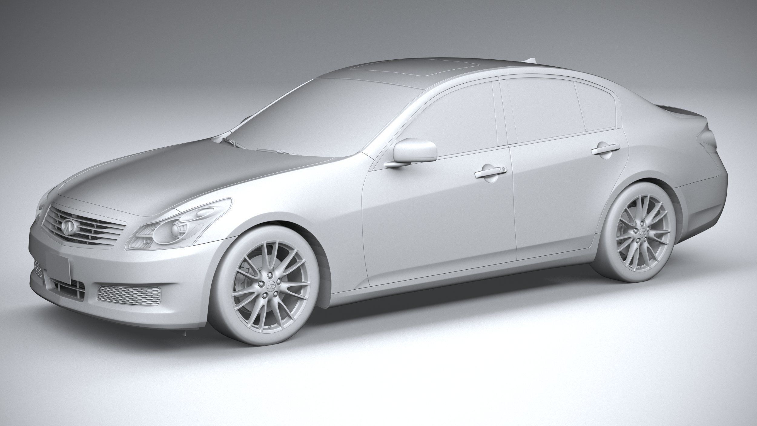 Infiniti G35 Sedan 2007 3D model | CGTrader