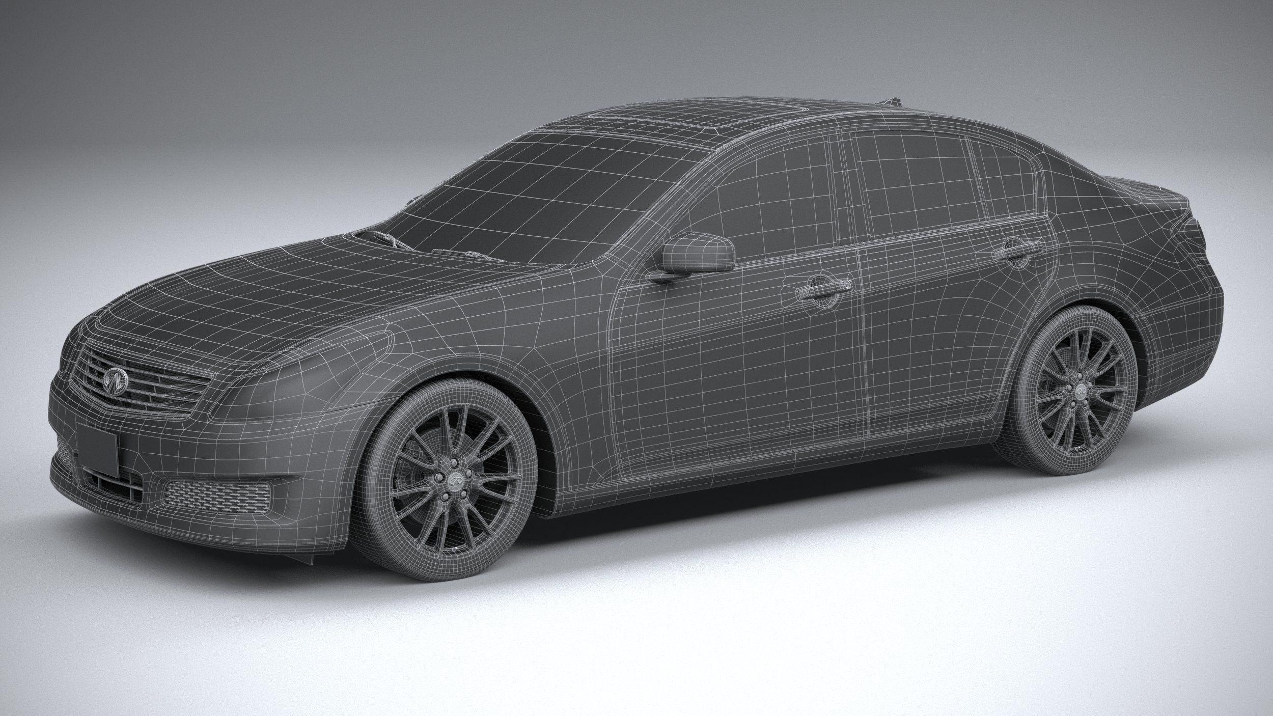 Infiniti G35 Sedan 2007 3D model | CGTrader