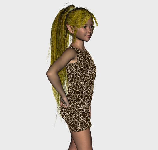 Eliza Elf little girl elf 3D model | CGTrader